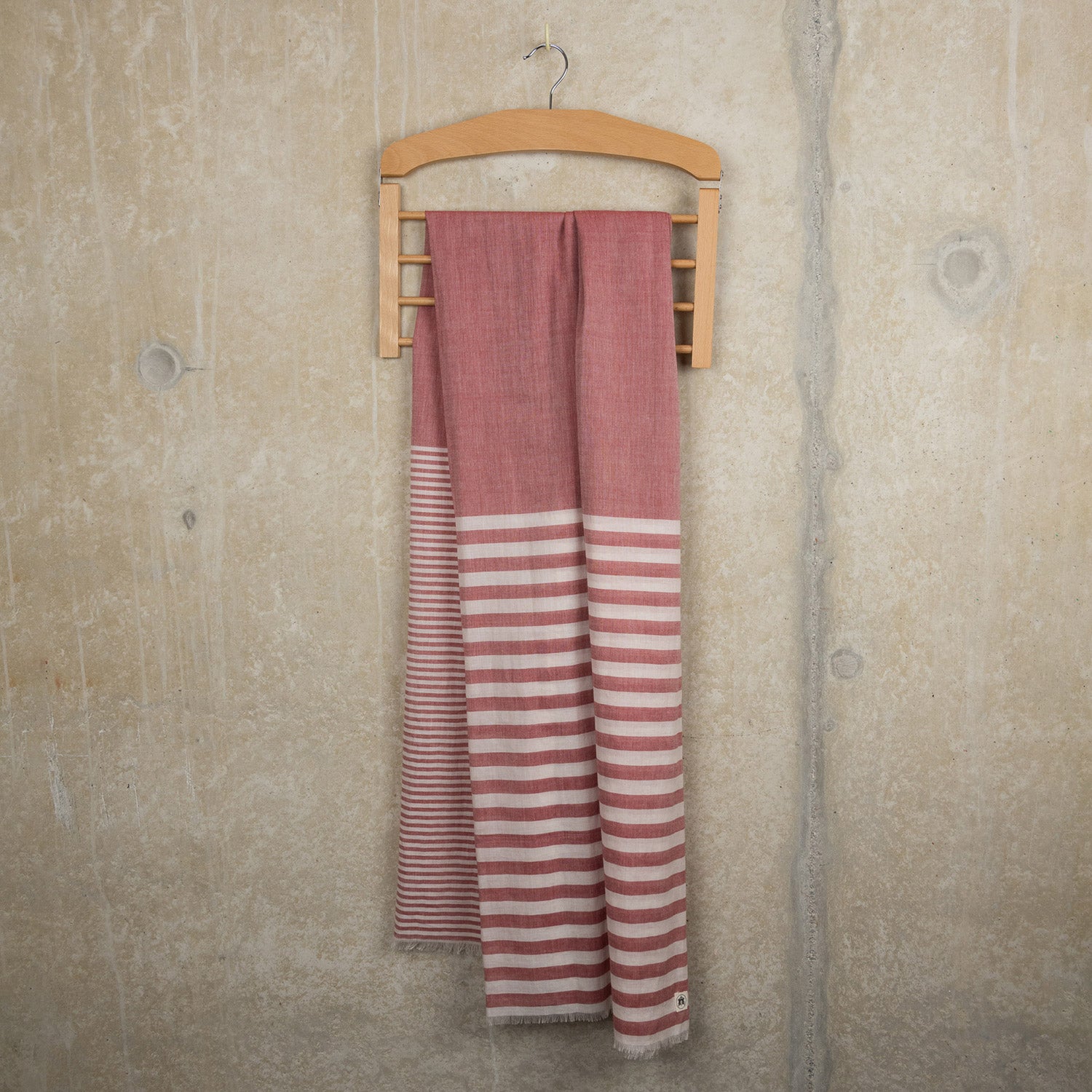 Scarlet Stripe Scarf – National Maritime Museum Cornwall